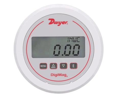 Dwyer DM-1103 Digital Differential Pressure Gauge side view