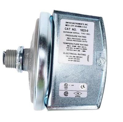 Dwyer 1823-10 Pressure Switch technical label