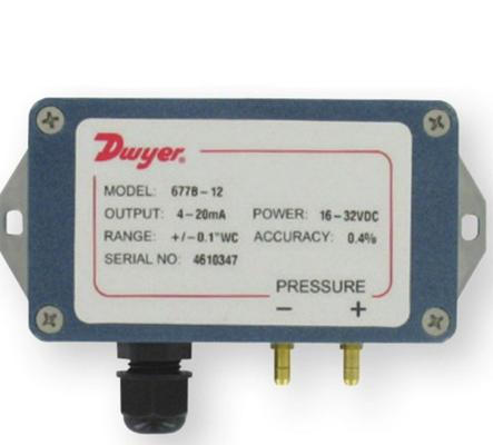 Dwyer 677B-12 Differential Pressure Transmitter front view