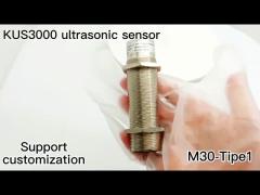OEM 초음파 근접 거리 측정 센서 KUS3000 시리즈 보호 클래스 IP66