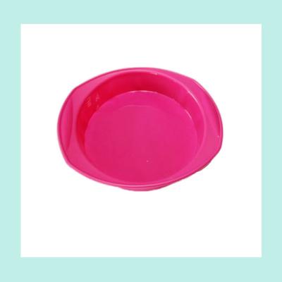 China cooking silicone cake pans ,round shape silicon baking pan for sale