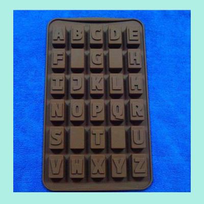 China letter shape silicone butter molds , round shape silicone cookie molds for sale