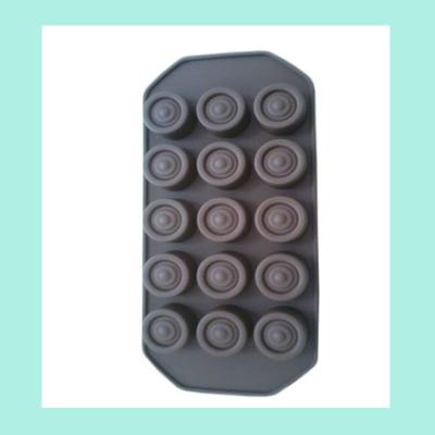China FDA ,LFGB silicone jello molds ,round shape silicone chocolate mold for sale
