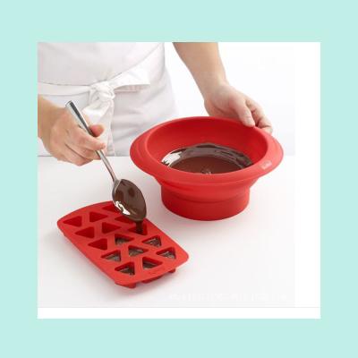 China triangle shape silicone chocolate mold ,food grade silicon cake molds for sale