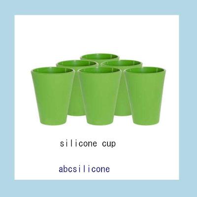 China silicone tableware cup ,promotional silicone drinking cups for sale