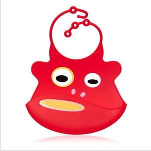 China lovely silicone baby bib , high quality silicone baby bibs China for sale