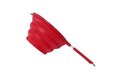 China durable silicone folding strainer , popular silicone kitchen colander for sale