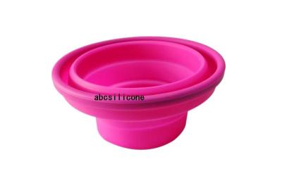 China companion silicone collapsible bucket ,silicone food store bucket supplier for sale