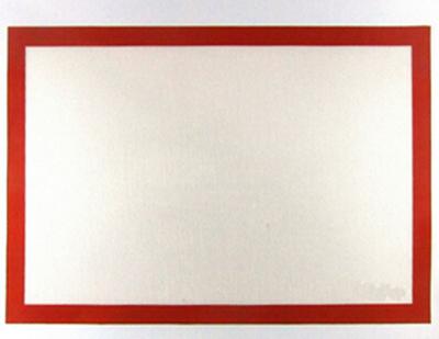 China high temperature glas fiber silicone mat ,heat resistant silicone fiber mat for sale