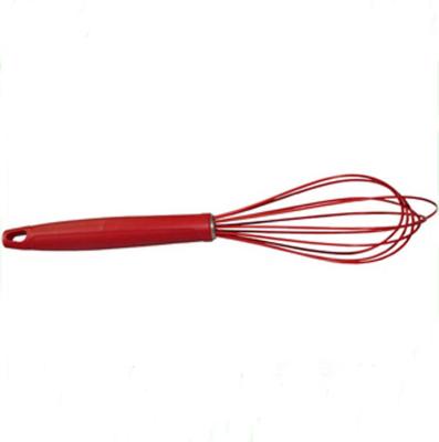 China cheap silicone egg whisk ,silicone egg beater with handle for sale