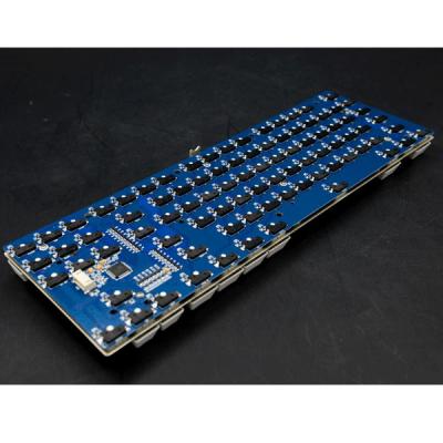 China Wireless Gaming Mechanical Keyboard PCBA All Keys Hot Swap RGB PCB for sale