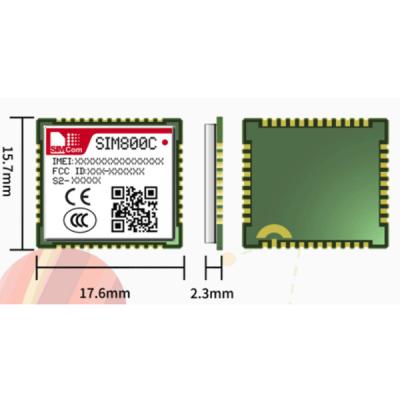 China SIM800C SIM800 IC Vier van de Stemsms van het Frequentiepakket de GegevensTransfermodule Te koop