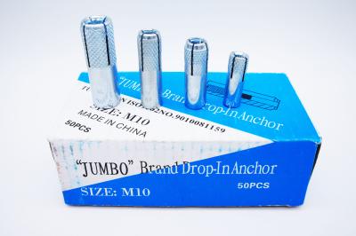 China 2022 EXPANSION ANCHOR BOLT DROP IN ANCHOR WEDGE ANCHOR,STAINLESS STEEL GALVANIZED DROP IN ANCHOR à venda