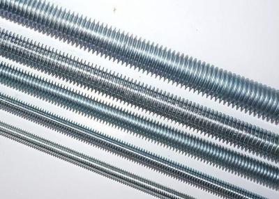 Cina Acciaio al carbonio placcato zinco Rod in pieno infilato per i progetti di costruzione in vendita