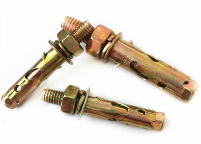 Cina giallo/bianco zinco piantato Anchor Bolt Antiskid Shark Fin Tipo M6 zinco piantato finito in vendita