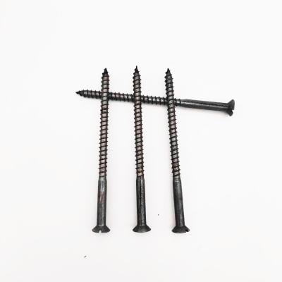 Cina Lo ZINCO di norma di BACCANO 571 HA PLACCATO la vite di legno con la testa di vite del mimus ed il colore nero in vendita