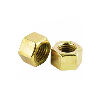 Cina Nuccia esagonale di ottone zincato galvanizzato H62 Din 934 M3 giallo per l'industria pesante in vendita