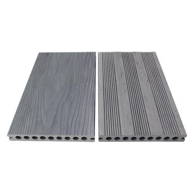 Cina il Decking composito della cavità della fibra di 150*25mm WPC ha riciclato Cedar Color in vendita