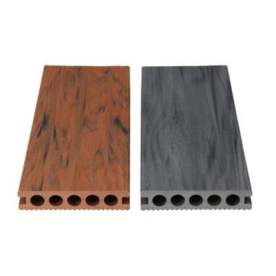 Cina I bordi compositi vuoti di Decking di WPC 140mm scanalano Art Color For Villa di superficie in vendita