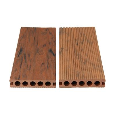 Cina I bordi compositi vuoti di Decking di WPC 140mm scanalano Art Color For Villa di superficie in vendita