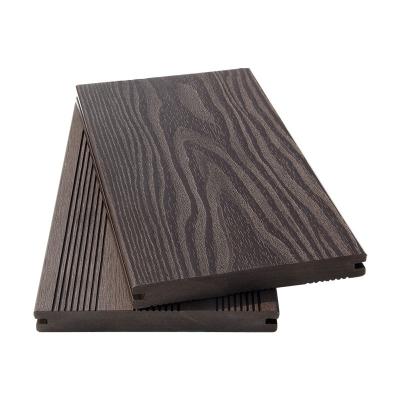 China No Splinter 4.8 m Solid Composite Decking Boards Eco Red Wood for sale