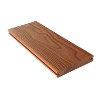 China 3.6m Red Pine Wood Solid Composite Lumber Decking For Balcony No Maintenance for sale