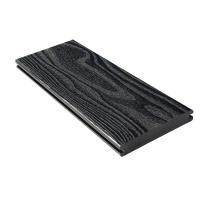 China 3D Wood Grain Recycled Solid Composite Decking No Splinter Blue Gray for sale