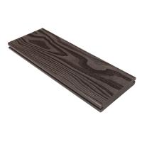China 3.6m Red Pine Wood Solid Composite Lumber Decking For Balcony No Maintenance for sale