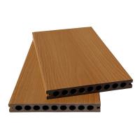 China Maple 200*24mm Capped Composite Decking Environmentally Friendly Anti UV for sale