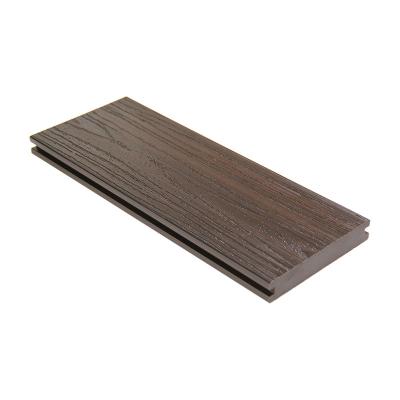 Cina Tek scuro d'installazione facile di Decking di legno composito ricoperto 138x23mm in vendita