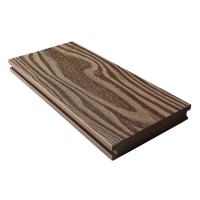 China UV Resistant Grey Solid Composite Decking Trim Boards Eco Wood Lumber for sale