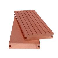 China Cedar Look Outside Solid Composite Deck Boards Anti UV 140*30mm for sale