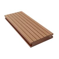 China Cedar Look Outside Solid Composite Deck Boards Anti UV 140*30mm for sale