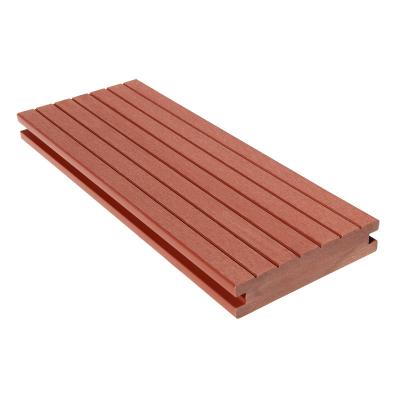 Cina Materiale di plastica riciclabile 140x30mm di Cedar Look Solid Composite Decking in vendita