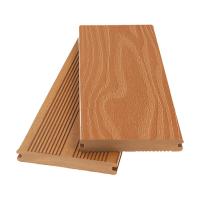 China Composite with No Plastic Feel Solid Composite Decking Product for sale