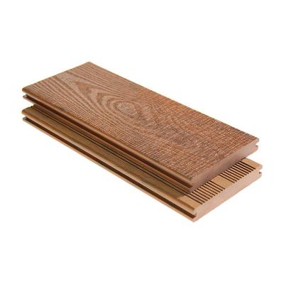 Cina La disposizione composita di decking del bordo solido di legno robusto esteriore si imbarca sulla lunghezza su misura in vendita