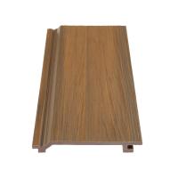 China Dark Teak Fireproof Composite External Cladding Easy Installation for sale