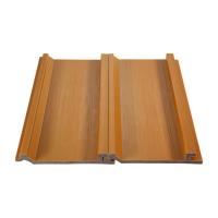 China Dark Teak Fireproof Composite External Cladding Easy Installation for sale