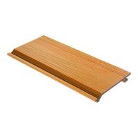 China 157x21mm Recycled External Composite Cladding Waterproof Teak for sale