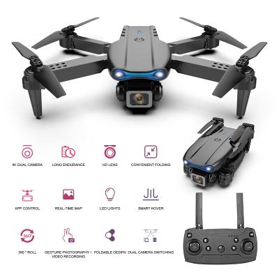 Cina Drone E99 PRO HD con doppia fotocamera Rc Elicottero Quadcopter pieghevole Drone per il trasferimento di immagini WiFi in vendita