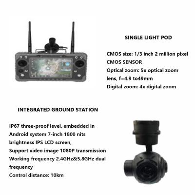 China Heavy Duty Drone With Payload RTK Transportation UAV Professional Camera 10km Drones for sale