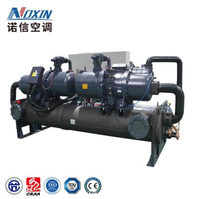 China 200Ton Dual Water Cooled Screw Compressor Chiller For HVAC Cooling System for sale