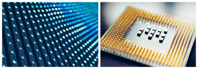 Black Color SMT Embossed Carrier Tapes , SMD LED Chip Plastic Reel Customized 2