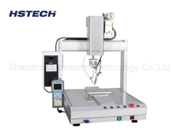 Single Station Desktop Automated Soldering Machine 0.6~1.0mm Solder Wire Processing Date 1