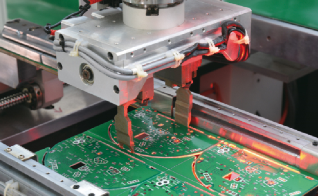 Inline PCB Router Machine SMEMA Signal PC Operate With Sycotec Spindle 2