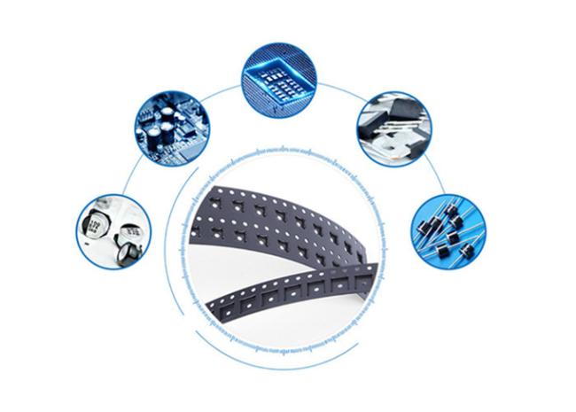 ESD Embossed Smd Carrier Tape For SMD Components IC Low Power LEDs Packing 3