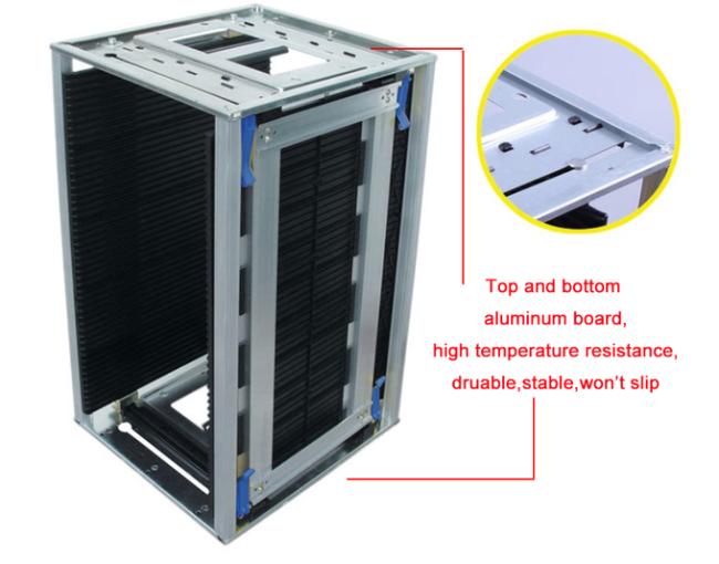 PCB Handling Equipment Adjustable ESD Magazine Rack for Streamlined PCB Transportation 3