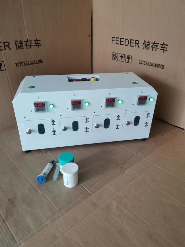4 Tanks Imported Electrical Components Fully Automatic Timed Solder Paste Rewarming Machine For Temperature 2
