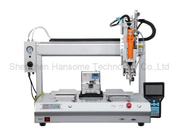 Compact Screw Fastening Machine with Touch Screen Control and Dual Head Screw Feeder 0