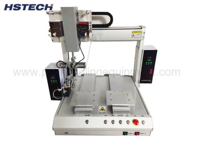 Dual Table 2 Soldering Iron Double Temperature Controller Automatic Solder Robot HS-S331R 0